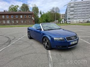 Zils Audi Cabriolet 2002 Rīga, ar dzinēja tilpumu 2.40 L un nobraukumu 323 tūkst. km par 4200 €, foto 6 vietnē AUTOMOTO.COM.LV