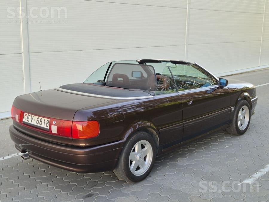 Brūns Audi Cabriolet 1992 Rīga, ar dzinēja tilpumu 2.30 L un nobraukumu 171 tūkst. km par 4950 €, foto 4 vietnē AUTOMOTO.COM.LV