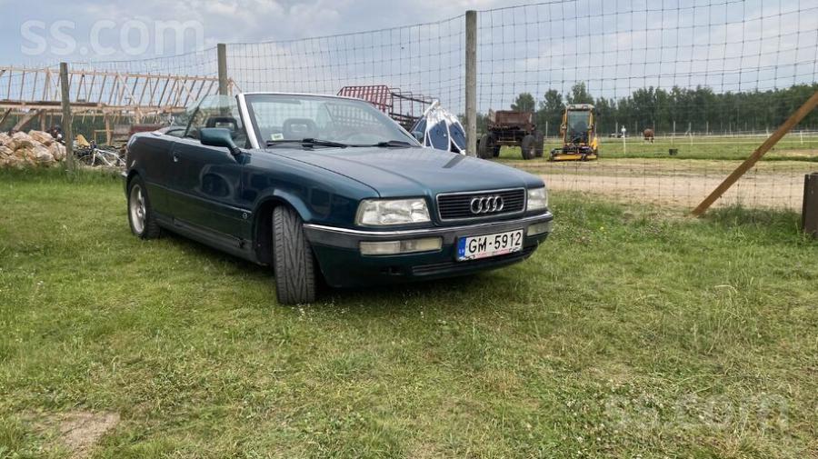Zaļš Audi Cabriolet 1982 Ventspils, ar dzinēja tilpumu 1.90 L un nobraukumu 310 tūkst. km par 3000 €, foto 1 vietnē AUTOMOTO.COM.LV