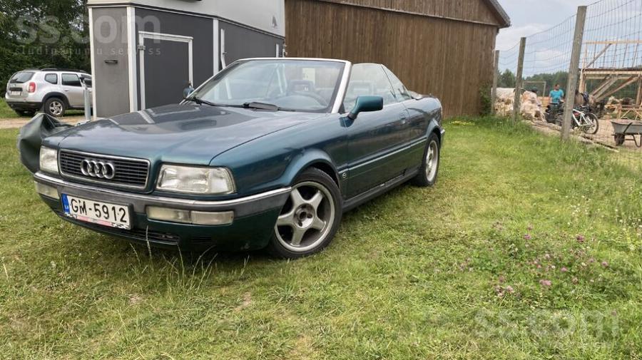 Zaļš Audi Cabriolet 1982 Ventspils, ar dzinēja tilpumu 1.90 L un nobraukumu 310 tūkst. km par 3000 €, foto 2 vietnē AUTOMOTO.COM.LV
