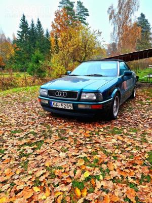 Zaļš Audi Cabriolet 1992 Rīga, ar dzinēja tilpumu 2.30 L un nobraukumu 264 tūkst. km par 3900 €, foto  vietnē AUTOMOTO.COM.LV