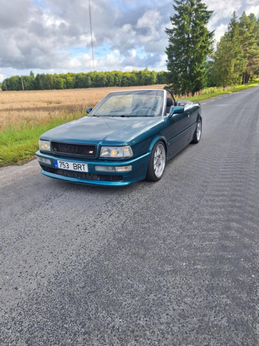 Зеленый Ауди Cabriolet 1992 в Рапла, объемом двигателя 1.80 л и пробегом 324 тыс. км за 3600 €, фото 3 на AUTOMOTO.COM.LV