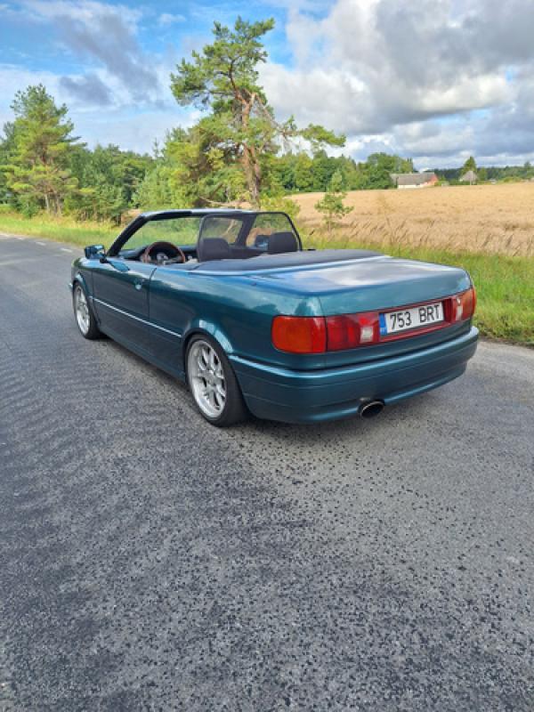 Зеленый Ауди Cabriolet 1992 в Рапла, объемом двигателя 1.80 л и пробегом 324 тыс. км за 3600 €, фото 3 на AUTOMOTO.COM.LV