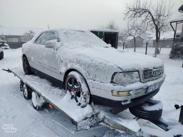 Grey Audi Cabriolet 1993 in Klaipeda, with an engine capacity of 2.00 L and mileage of 155 thousand km for 1650 €, photo 1 on AUTOMOTO.COM.LV