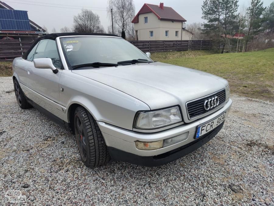 Pelēks Audi Cabriolet 1993 Klaipėda, ar dzinēja tilpumu 2.00 L un nobraukumu 155 tūkst. km par 1650 €, foto 12 vietnē AUTOMOTO.COM.LV