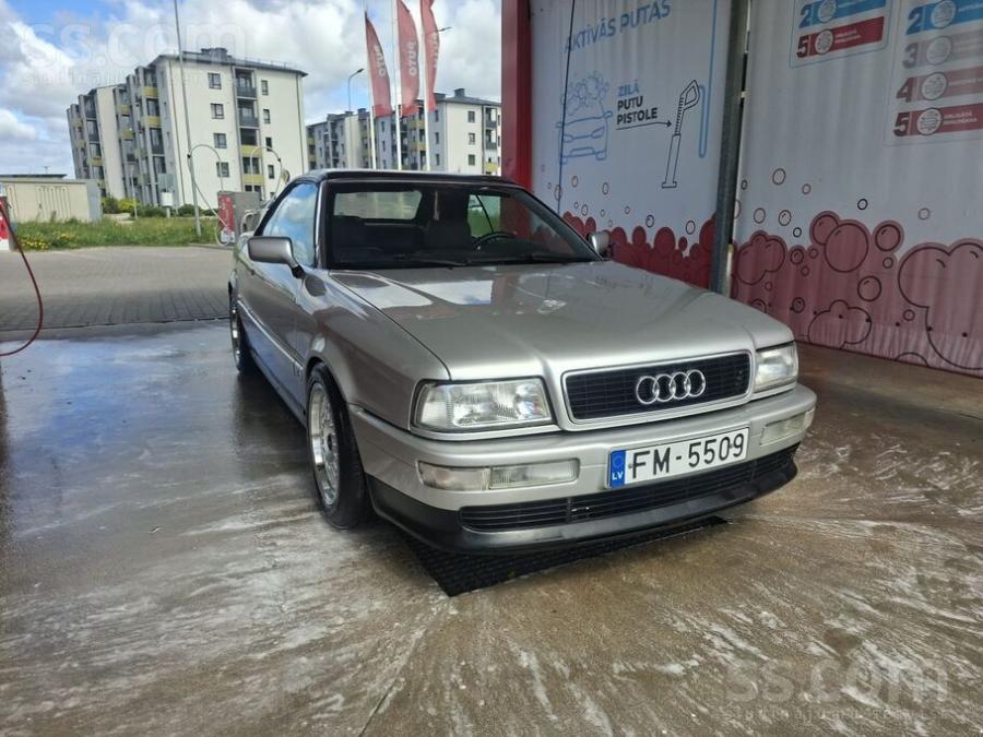 Серый Ауди Cabriolet 1993 в Рига, объемом двигателя 1.80 л и пробегом 300 тыс. км за 4500 €, фото 5 на AUTOMOTO.COM.LV