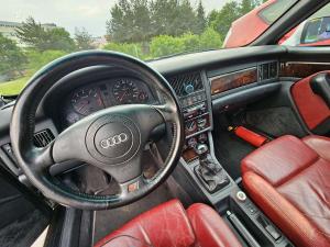 Grey Audi Cabriolet 1999 in Vilnius, with an engine capacity of 2.60 L and mileage of 183 thousand km for 5900 €, photo 9 on AUTOMOTO.COM.LV