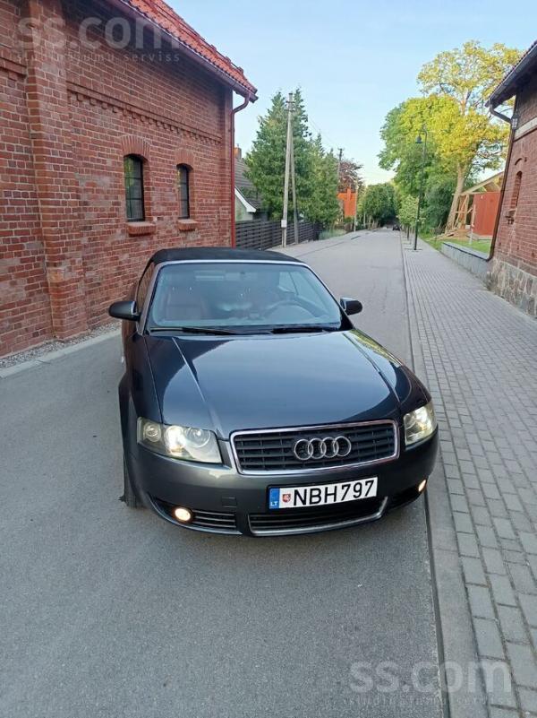 Pelēks Audi Cabriolet 2002 Rīga, ar dzinēja tilpumu 2.40 L un nobraukumu 0 tūkst. km par 5500 €, foto 3 vietnē AUTOMOTO.COM.LV