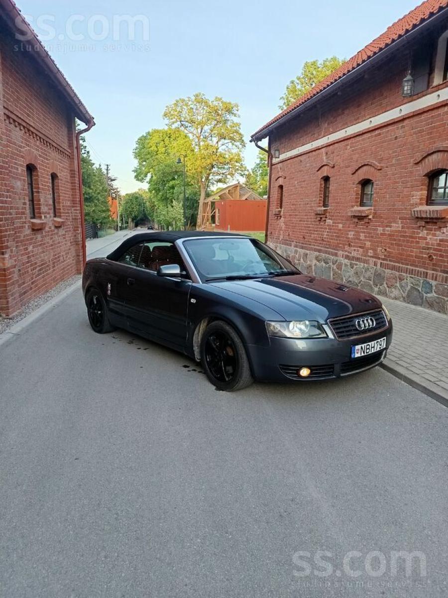 Pelēks Audi Cabriolet 2002 Rīga, ar dzinēja tilpumu 2.40 L un nobraukumu 0 tūkst. km par 4800 €, foto 5 vietnē AUTOMOTO.COM.LV