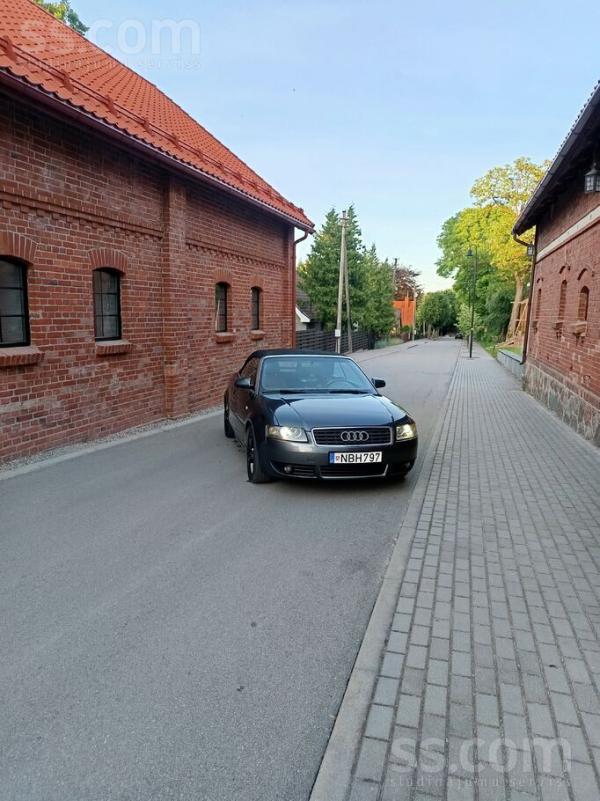 Pelēks Audi Cabriolet 2002 Rīga, ar dzinēja tilpumu 2.40 L un nobraukumu 0 tūkst. km par 5500 €, foto 5 vietnē AUTOMOTO.COM.LV