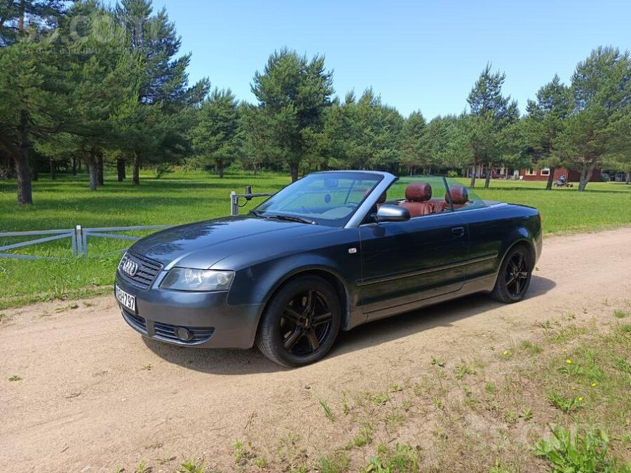 Pelēks Audi Cabriolet 2002 Rīga, ar dzinēja tilpumu 2.40 L un nobraukumu 0 tūkst. km par 4800 €, foto 10 vietnē AUTOMOTO.COM.LV