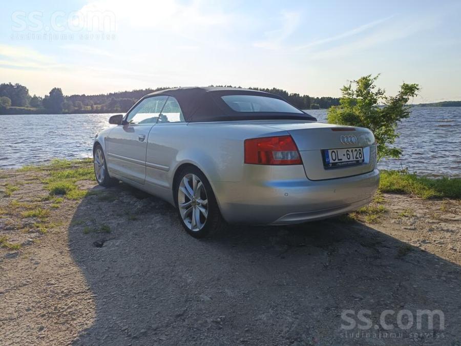 Grey Audi Cabriolet 2003 in Ogre, with an engine capacity of 2.50 L and mileage of 245 thousand km for 3550 €, photo 3 on AUTOMOTO.COM.LV