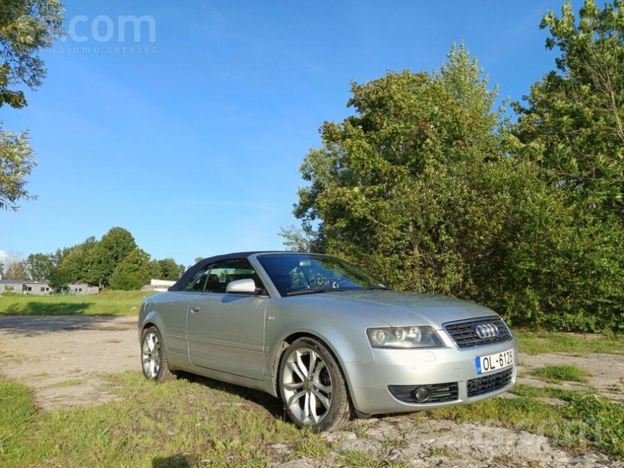Grey Audi Cabriolet 2003 in Ogre, with an engine capacity of 2.50 L and mileage of 245 thousand km for 3550 €, photo 5 on AUTOMOTO.COM.LV