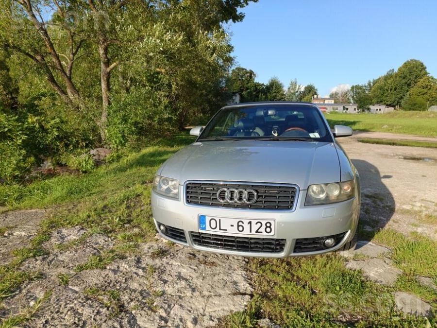 Grey Audi Cabriolet 2003 in Ogre, with an engine capacity of 2.50 L and mileage of 245 thousand km for 3550 €, photo 7 on AUTOMOTO.COM.LV