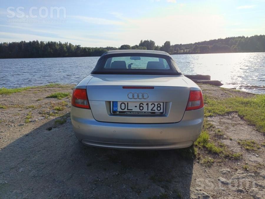 Grey Audi Cabriolet 2003 in Ogre, with an engine capacity of 2.50 L and mileage of 245 thousand km for 3550 €, photo 8 on AUTOMOTO.COM.LV