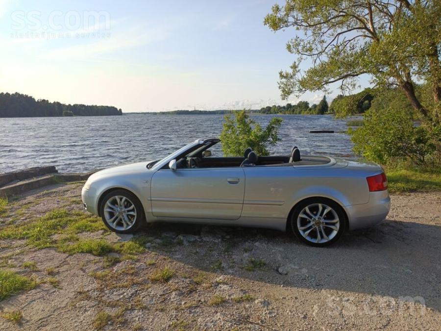 Grey Audi Cabriolet 2003 in Ogre, with an engine capacity of 2.50 L and mileage of 245 thousand km for 3550 €, photo 11 on AUTOMOTO.COM.LV