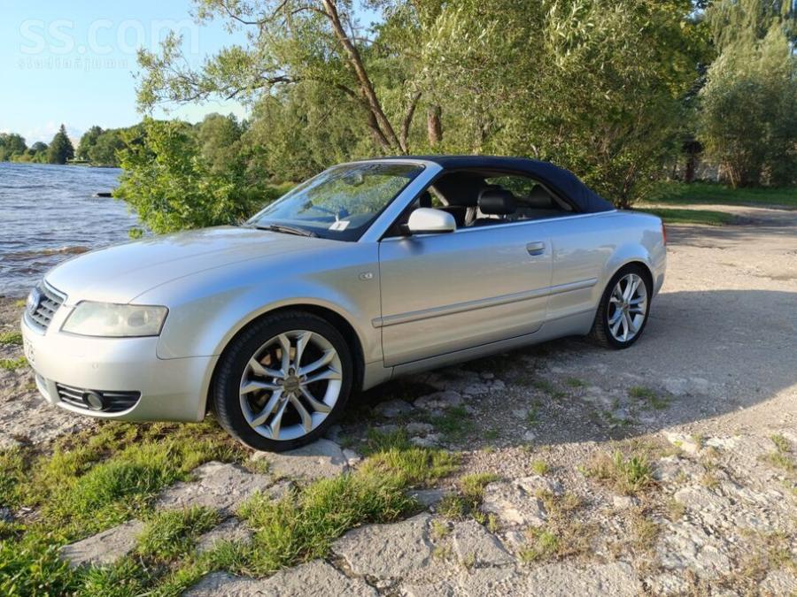 Grey Audi Cabriolet 2003 in Ogre, with an engine capacity of 2.50 L and mileage of 245 thousand km for 3550 €, photo 13 on AUTOMOTO.COM.LV