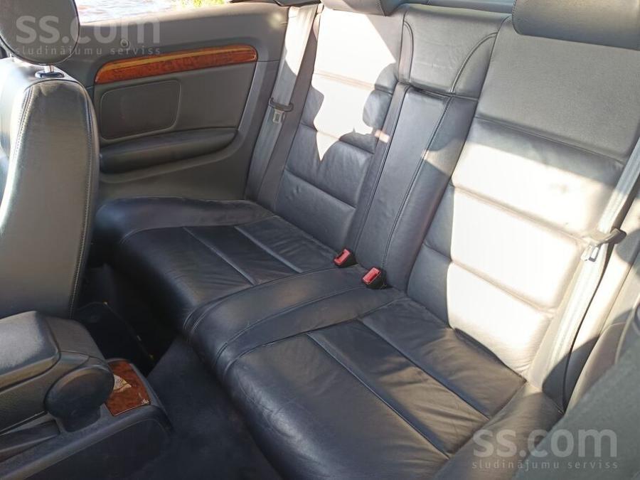Grey Audi Cabriolet 2003 in Ogre, with an engine capacity of 2.50 L and mileage of 245 thousand km for 3550 €, photo 15 on AUTOMOTO.COM.LV