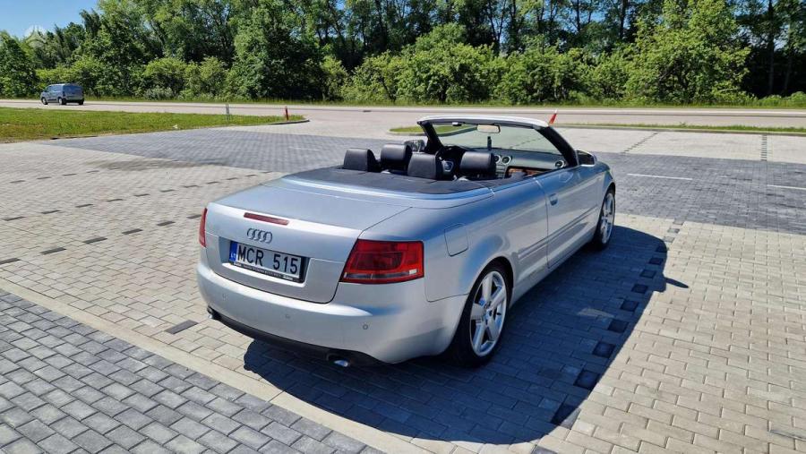 Pelēks Audi Cabriolet 2006 Klaipėda, ar dzinēja tilpumu 2.97 L un nobraukumu 280 tūkst. km par 3499 €, foto 4 vietnē AUTOMOTO.COM.LV