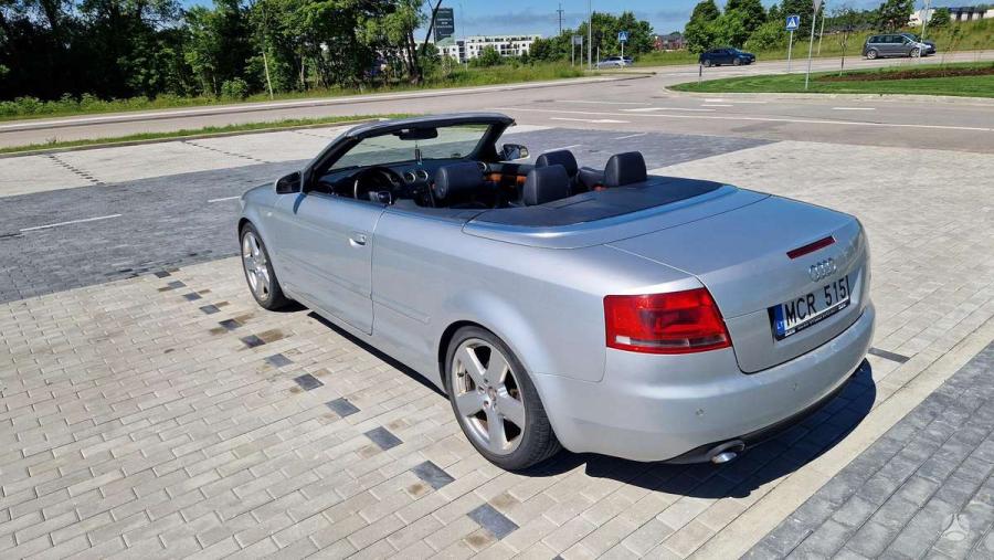 Pelēks Audi Cabriolet 2006 Klaipėda, ar dzinēja tilpumu 2.97 L un nobraukumu 280 tūkst. km par 3499 €, foto 5 vietnē AUTOMOTO.COM.LV