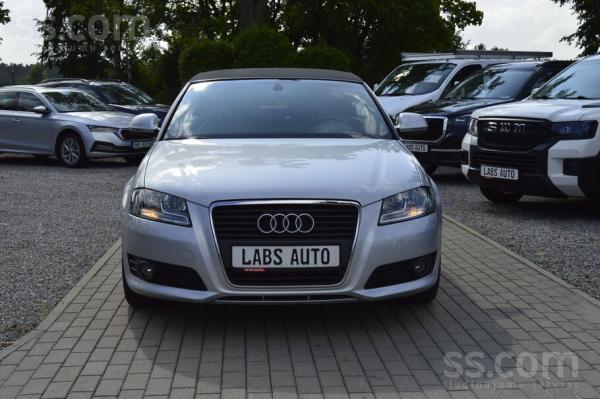 Grey Audi Cabriolet 2008 in Tukums, with an engine capacity of 1.80 L and mileage of 106 thousand km for 5895 €, photo 3 on AUTOMOTO.COM.LV