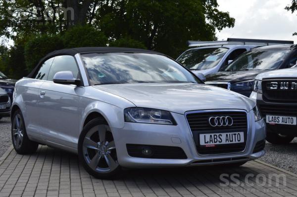 Grey Audi Cabriolet 2008 in Tukums, with an engine capacity of 1.80 L and mileage of 106 thousand km for 5895 €, photo 4 on AUTOMOTO.COM.LV