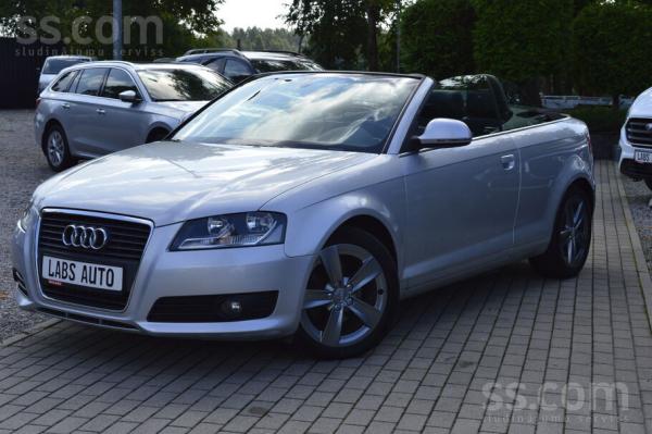 Grey Audi Cabriolet 2008 in Tukums, with an engine capacity of 1.80 L and mileage of 106 thousand km for 5895 €, photo 9 on AUTOMOTO.COM.LV