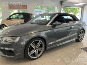 Grey Audi Cabriolet 2015 in Riga, with an engine capacity of 1.80 L and mileage of 97 thousand km for 25550 €, photo  on AUTOMOTO.COM.LV