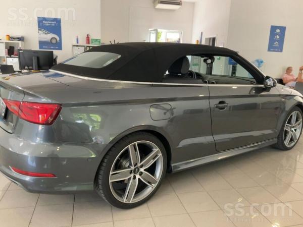 Grey Audi Cabriolet 2015 in Riga, with an engine capacity of 1.80 L and mileage of 97 thousand km for 25550 €, photo 5 on AUTOMOTO.COM.LV