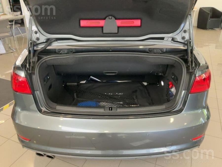 Grey Audi Cabriolet 2015 in Riga, with an engine capacity of 1.80 L and mileage of 97 thousand km for 25550 €, photo 10 on AUTOMOTO.COM.LV