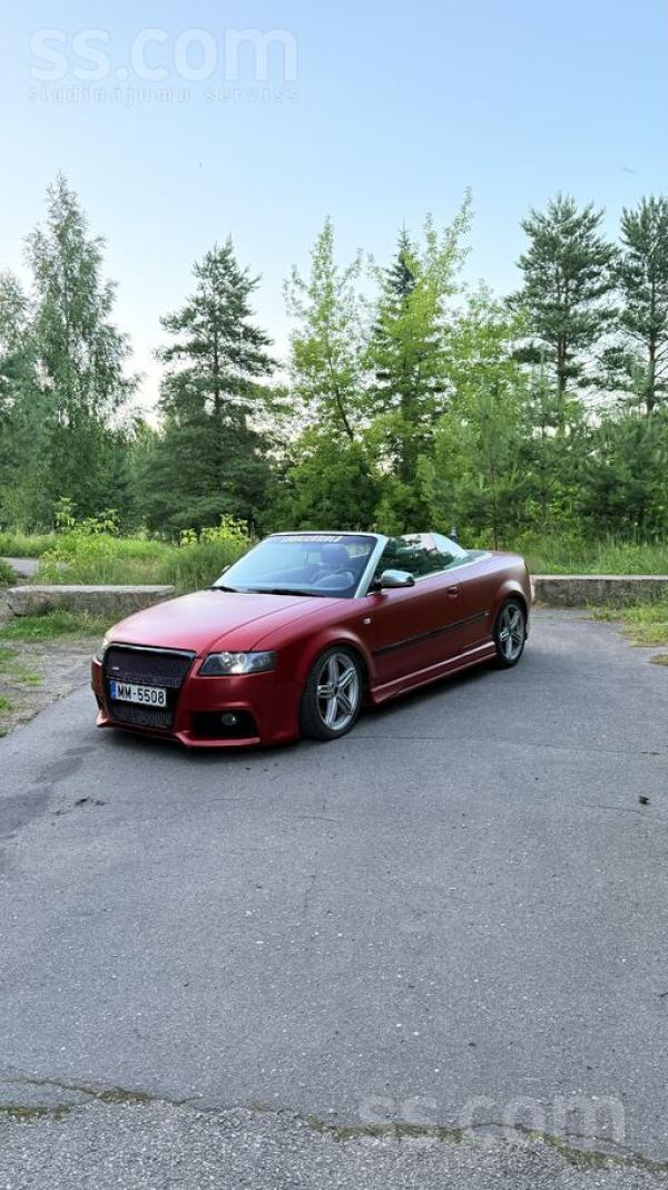 Sarkans Audi Cabriolet 2003 Rīga, ar dzinēja tilpumu 2.50 L un nobraukumu 280 tūkst. km par 6000 €, foto 1 vietnē AUTOMOTO.COM.LV