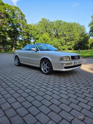 White Audi Cabriolet 1995 in Tallinn, with an engine capacity of 2.60 L and mileage of 0 thousand km for 4600 €, photo  on AUTOMOTO.COM.LV