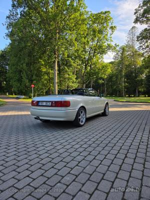 White Audi Cabriolet 1995 in Tallinn, with an engine capacity of 2.60 L and mileage of 0 thousand km for 4600 €, photo 3 on AUTOMOTO.COM.LV