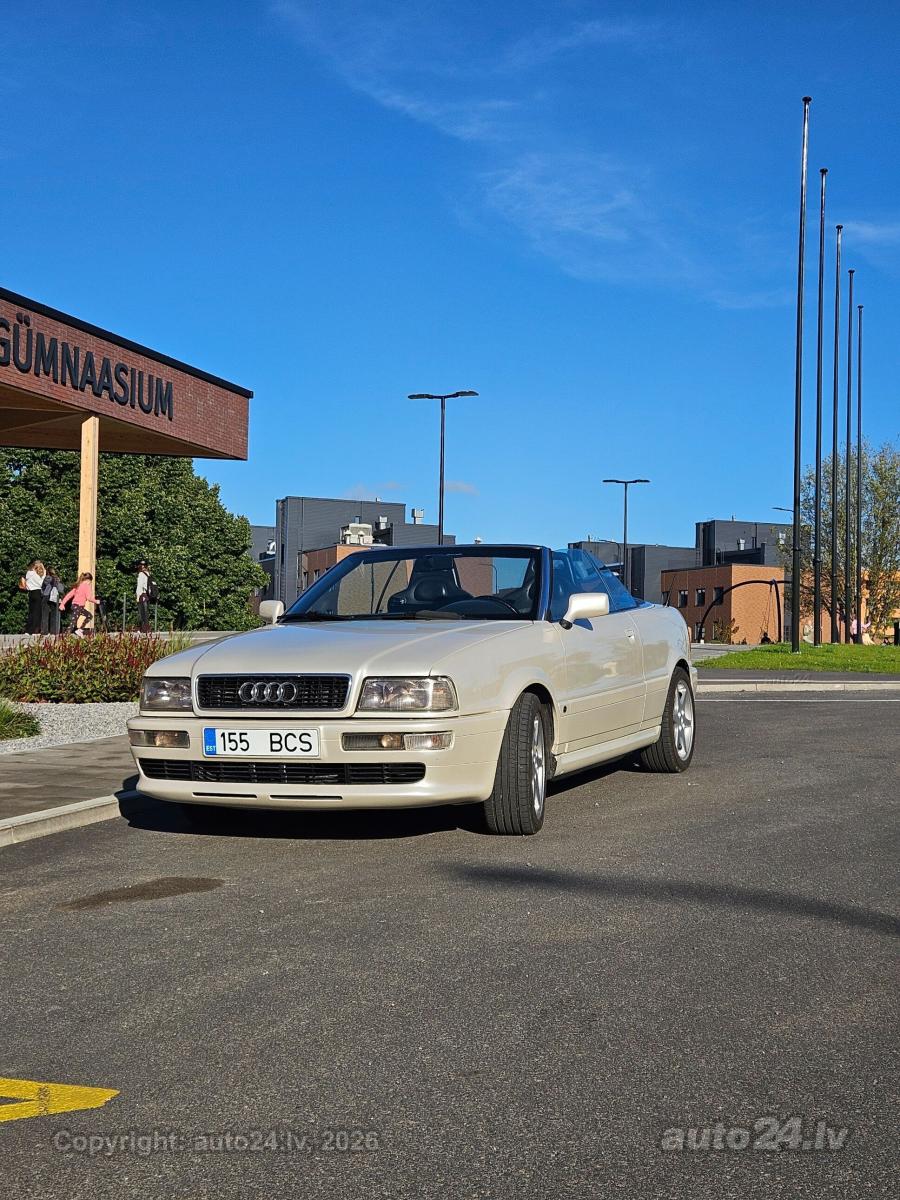 White Audi Cabriolet 1995 in Tallinn, with an engine capacity of 2.60 L and mileage of 0 thousand km for 4600 €, photo 5 on AUTOMOTO.COM.LV