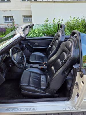 White Audi Cabriolet 1995 in Tallinn, with an engine capacity of 2.60 L and mileage of 0 thousand km for 4600 €, photo 7 on AUTOMOTO.COM.LV