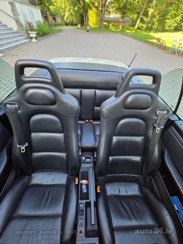 White Audi Cabriolet 1995 in Tallinn, with an engine capacity of 2.60 L and mileage of 0 thousand km for 4600 €, photo 7 on AUTOMOTO.COM.LV