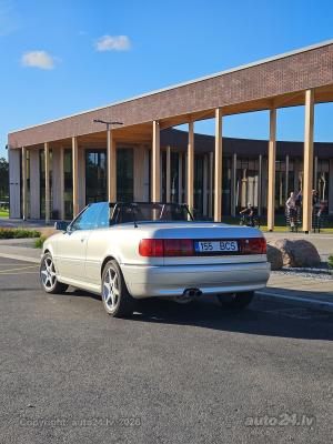 White Audi Cabriolet 1995 in Tallinn, with an engine capacity of 2.60 L and mileage of 0 thousand km for 4600 €, photo 11 on AUTOMOTO.COM.LV