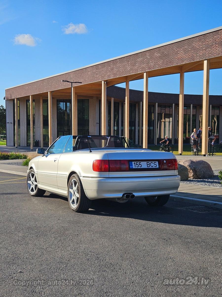 White Audi Cabriolet 1995 in Tallinn, with an engine capacity of 2.60 L and mileage of 0 thousand km for 4600 €, photo 11 on AUTOMOTO.COM.LV