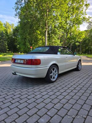White Audi Cabriolet 1995 in Tallinn, with an engine capacity of 2.60 L and mileage of 0 thousand km for 4600 €, photo 14 on AUTOMOTO.COM.LV