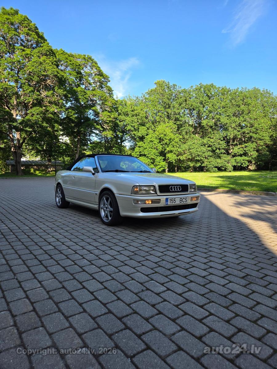 White Audi Cabriolet 1995 in Tallinn, with an engine capacity of 2.60 L and mileage of 0 thousand km for 4600 €, photo 16 on AUTOMOTO.COM.LV