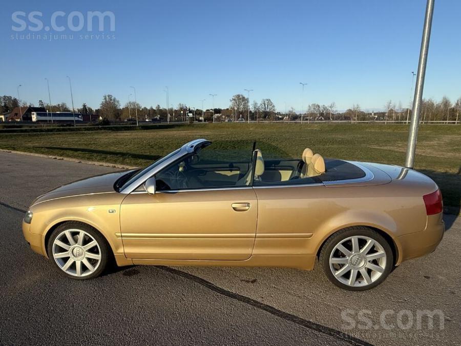 Желтый Ауди Cabriolet 2002 в Огре, объемом двигателя 3.00 л и пробегом 89 тыс. км за 4000 €, фото 4 на AUTOMOTO.COM.LV