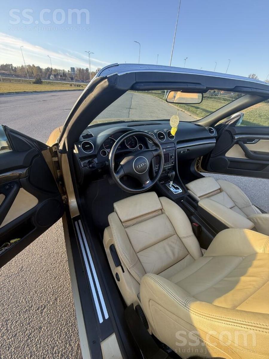 Желтый Ауди Cabriolet 2002 в Огре, объемом двигателя 3.00 л и пробегом 89 тыс. км за 4000 €, фото 11 на AUTOMOTO.COM.LV
