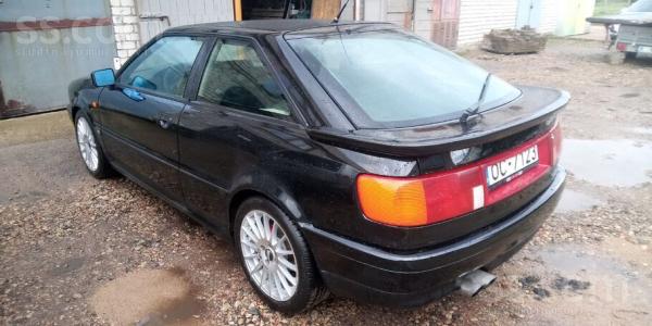 Black Audi Coupe 1991 in Liepaja, with an engine capacity of 2.30 L and mileage of 122 thousand km for 8150 €, photo 3 on AUTOMOTO.COM.LV