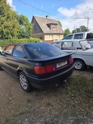 Black Audi Coupe 1989 in Tallinn, with an engine capacity of 2.30 L and mileage of 344 thousand km for 3500 €, photo 5 on AUTOMOTO.COM.LV