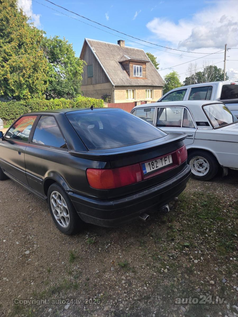 Black Audi Coupe 1989 in Tallinn, with an engine capacity of 2.30 L and mileage of 344 thousand km for 3500 €, photo 5 on AUTOMOTO.COM.LV