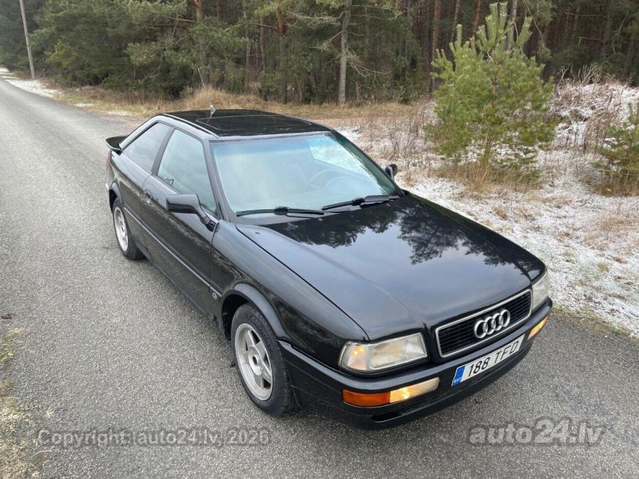 Black Audi Coupe 1993 in Tallinn, with an engine capacity of 2.00 L and mileage of 327 thousand km for 3500 €, photo 1 on AUTOMOTO.COM.LV