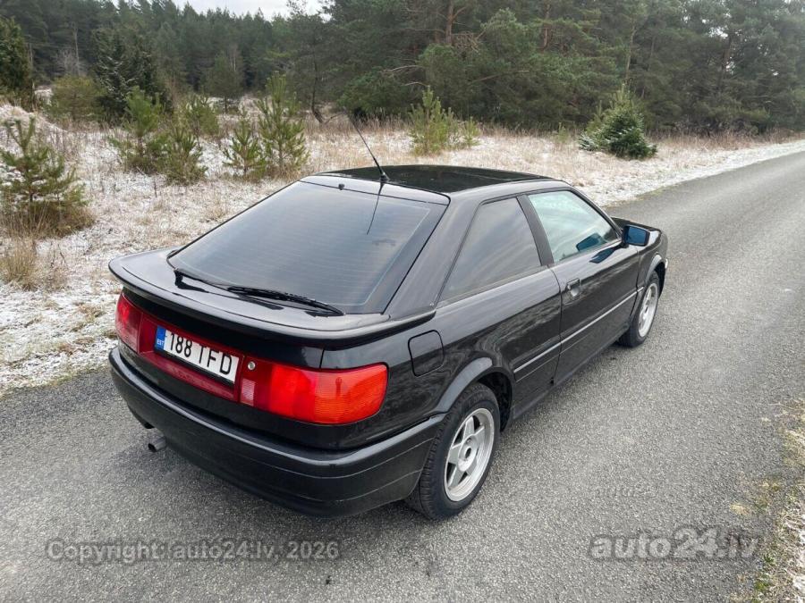 Black Audi Coupe 1993 in Tallinn, with an engine capacity of 2.00 L and mileage of 327 thousand km for 3500 €, photo 2 on AUTOMOTO.COM.LV