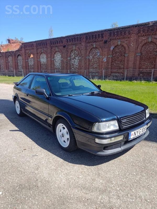 Blue Audi Coupe 1992 in Liepaja, with an engine capacity of 2.30 L and mileage of 233 thousand km for 7800 €, photo 1 on AUTOMOTO.COM.LV