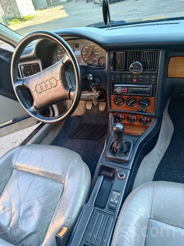 Blue Audi Coupe 1992 in Liepaja, with an engine capacity of 2.30 L and mileage of 233 thousand km for 7800 €, photo 7 on AUTOMOTO.COM.LV