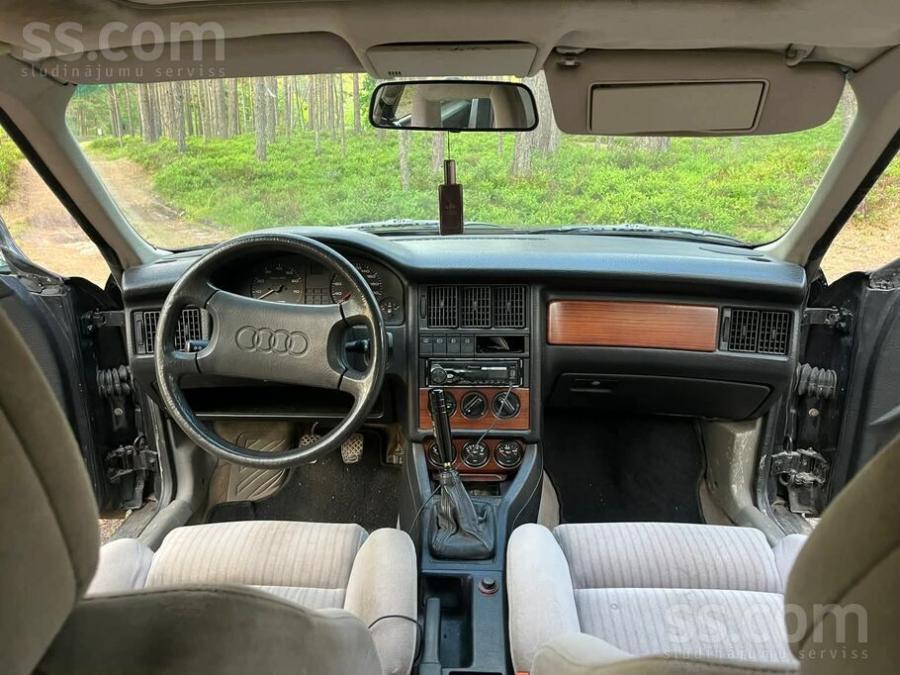 Brown Audi Coupe 1990 in Tukums, with an engine capacity of 2.30 L and mileage of 380 thousand km for 3950 €, photo 6 on AUTOMOTO.COM.LV